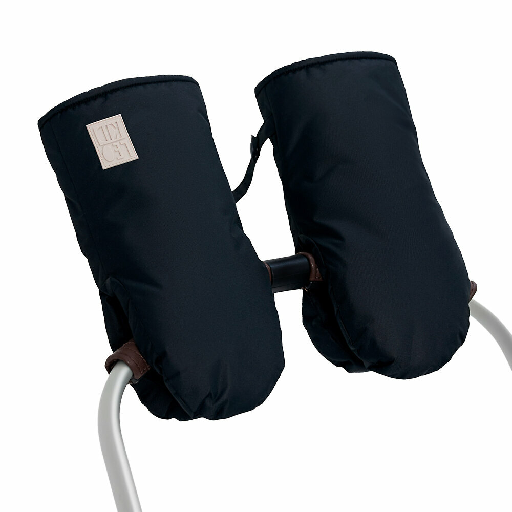 Муфта-варежки для рук LeoKid Kraags, цвет Black Coal (Чёрный), артикул производителя 24040211220200