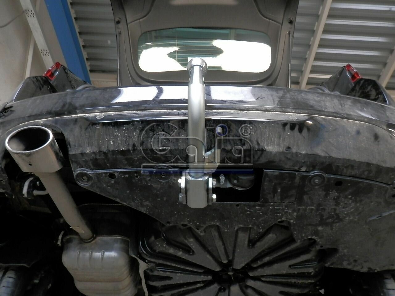 Оцинкованный фаркоп на Renault Megane GrandTour универсал 2016- (без электрики), Galia R098C