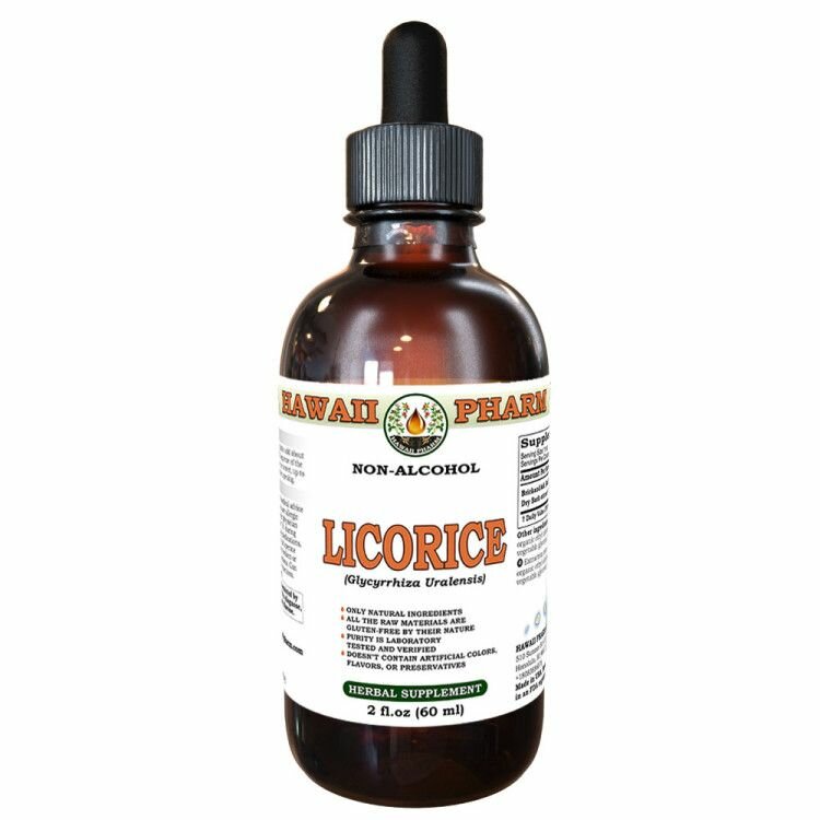 Hawaii Pharm, Licorice, корень солодки, 120 мл