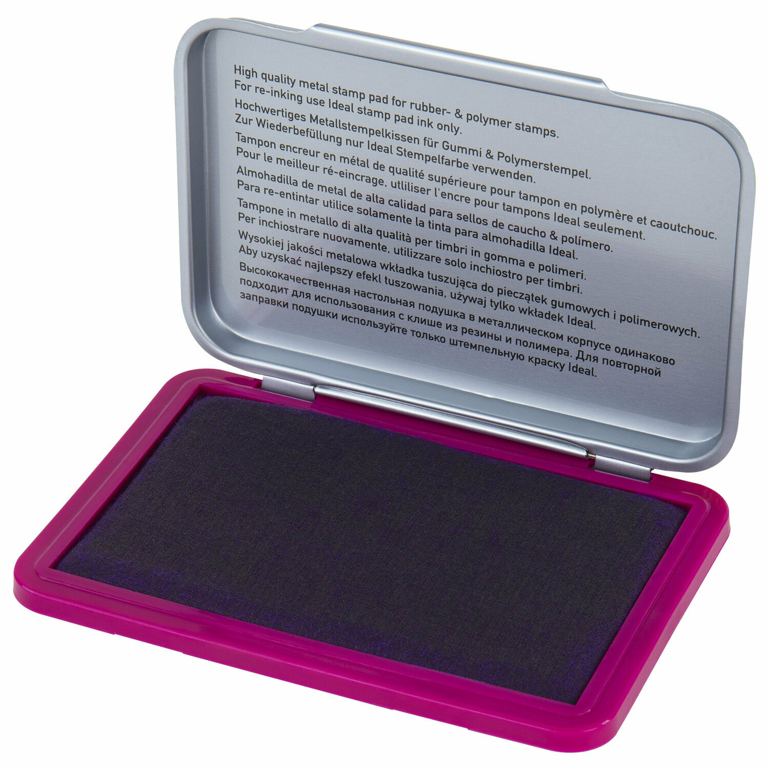 Упаковка 6 шт. Штемпельная подушка TRODAT IDEAL 9071Мф, 90х56 мм, металлический корпус, фиолетовая, 190093