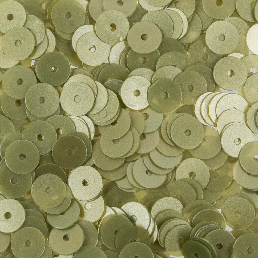 Пайетки Zlatka россыпью ZF-26 6 мм 5х10 г №014 бледно-зеленый