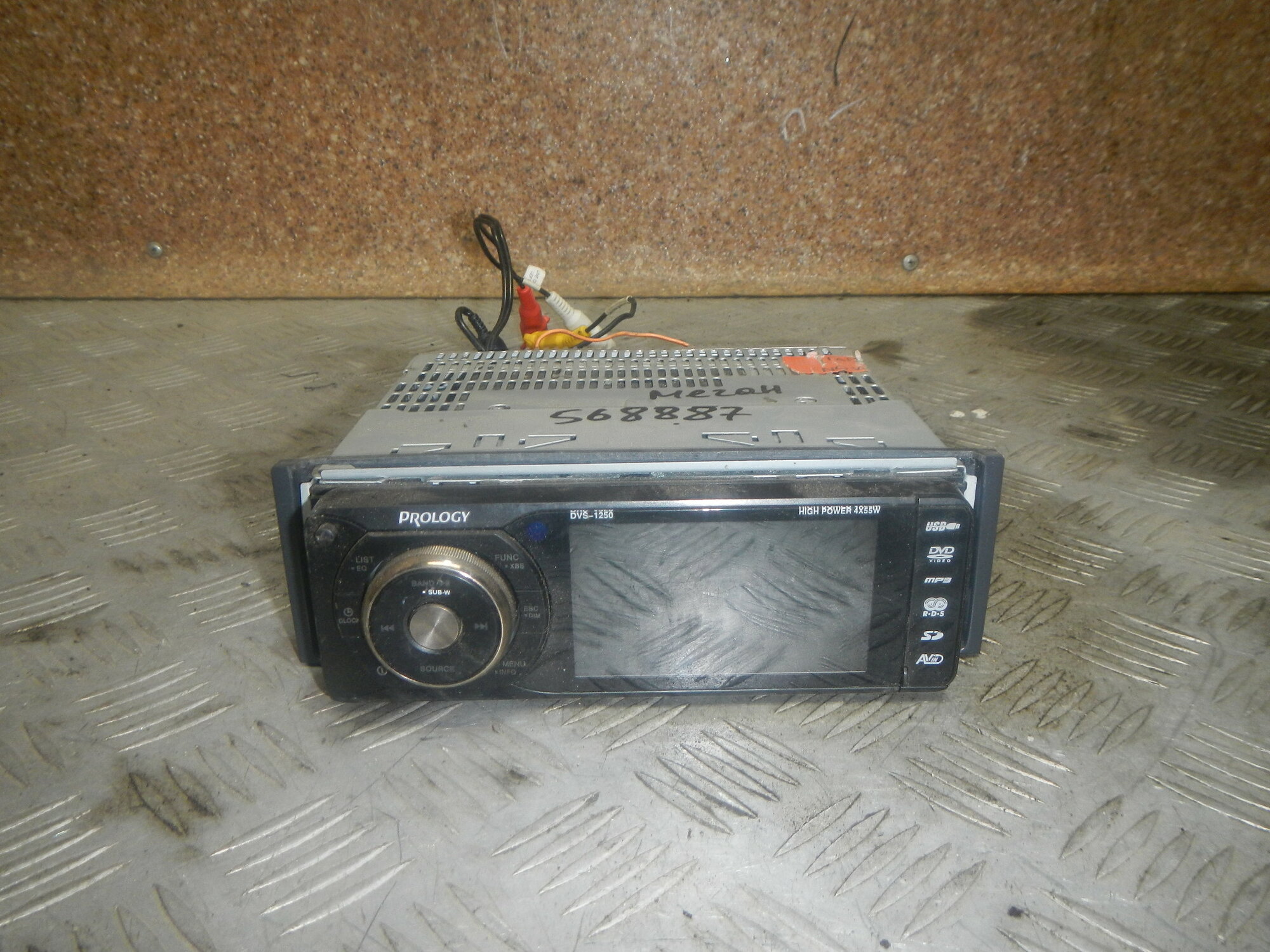 Б/У Магнитола, Renault (Рено)-MEGANE II (02-09) RENAULT MEGANE II (02-09) Prology Потертости, сломано крепление крышки ра...