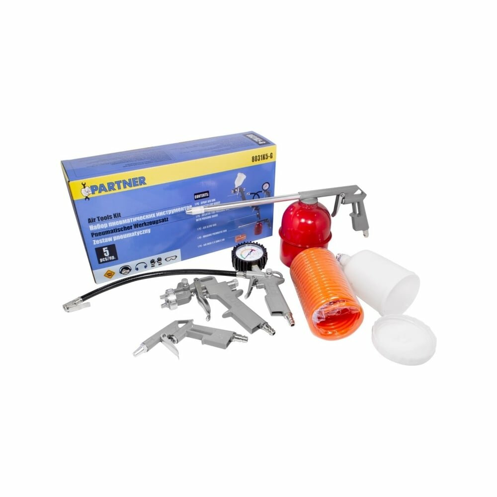 Набор пневмоинструмента Partner PA-8031K5-G