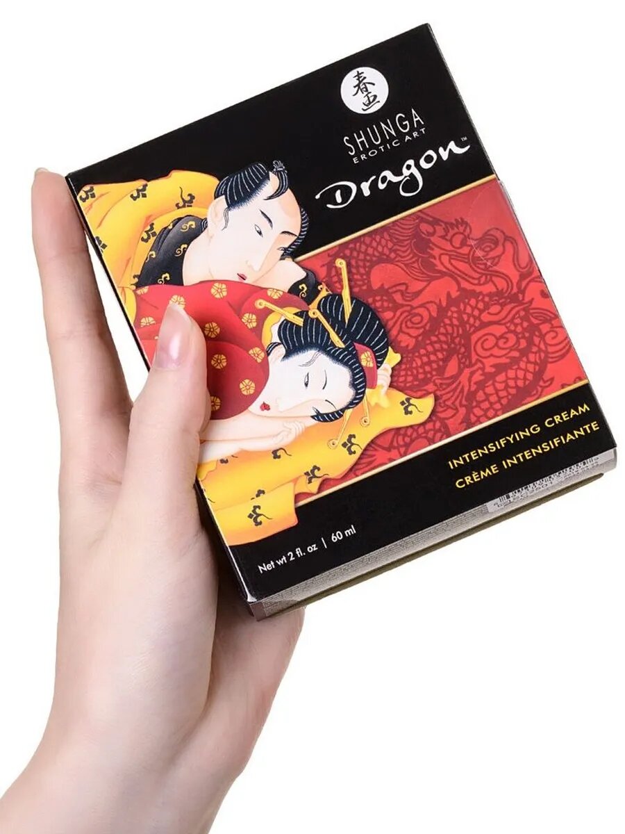 Интимный крем Shunga "Дракон", возбуждающий, натуральный состав, 60мл
