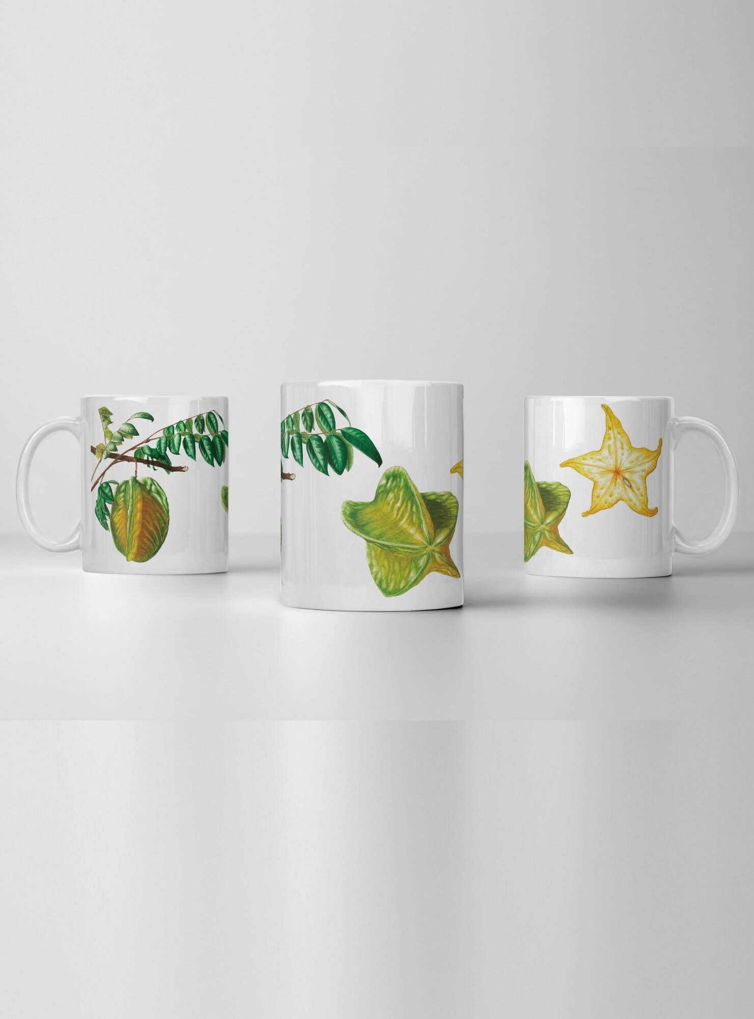 Кружка cooperative.moscow " Карамбола " ( с карамболой , кружка с фруктом ) , 330 мл, 1 шт