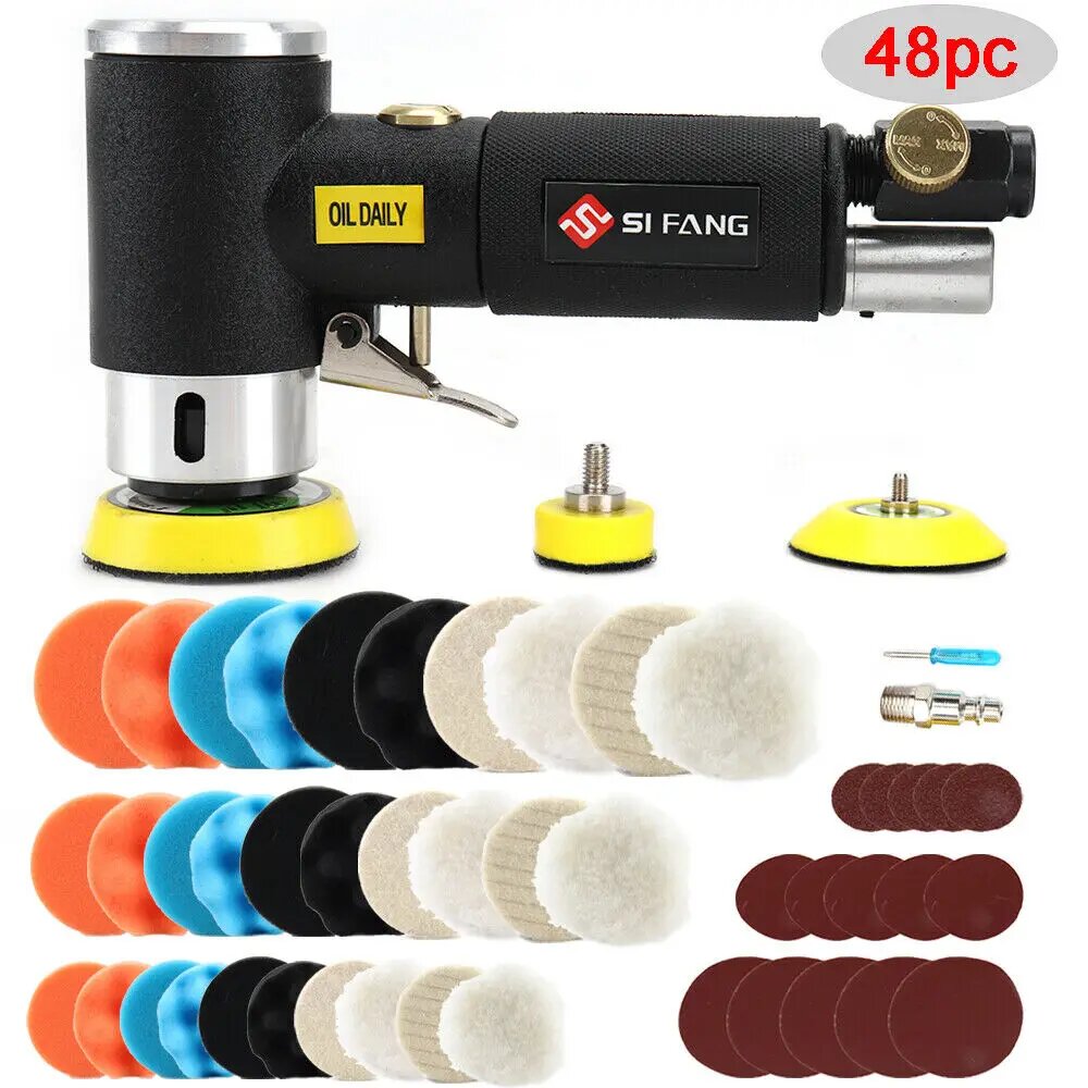 Пневматический шлифовальный станок SI FANG 125/150 мм 48pcs sander