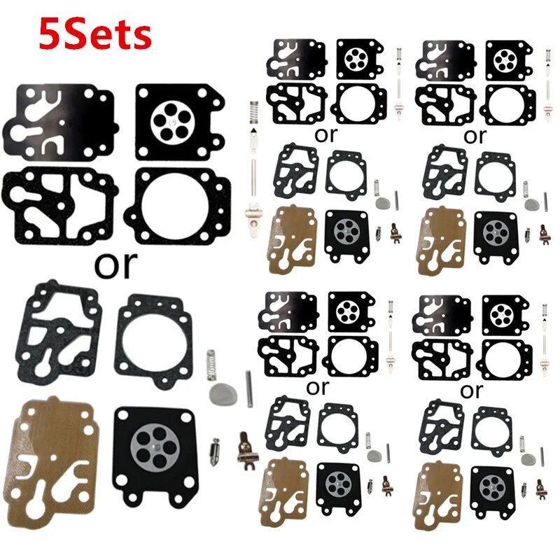 Карбюратор карбюратор для ремонта 26cc 33cc 43cc 49cc 52cc, 10 комплектов/1 комплект 5 Sets