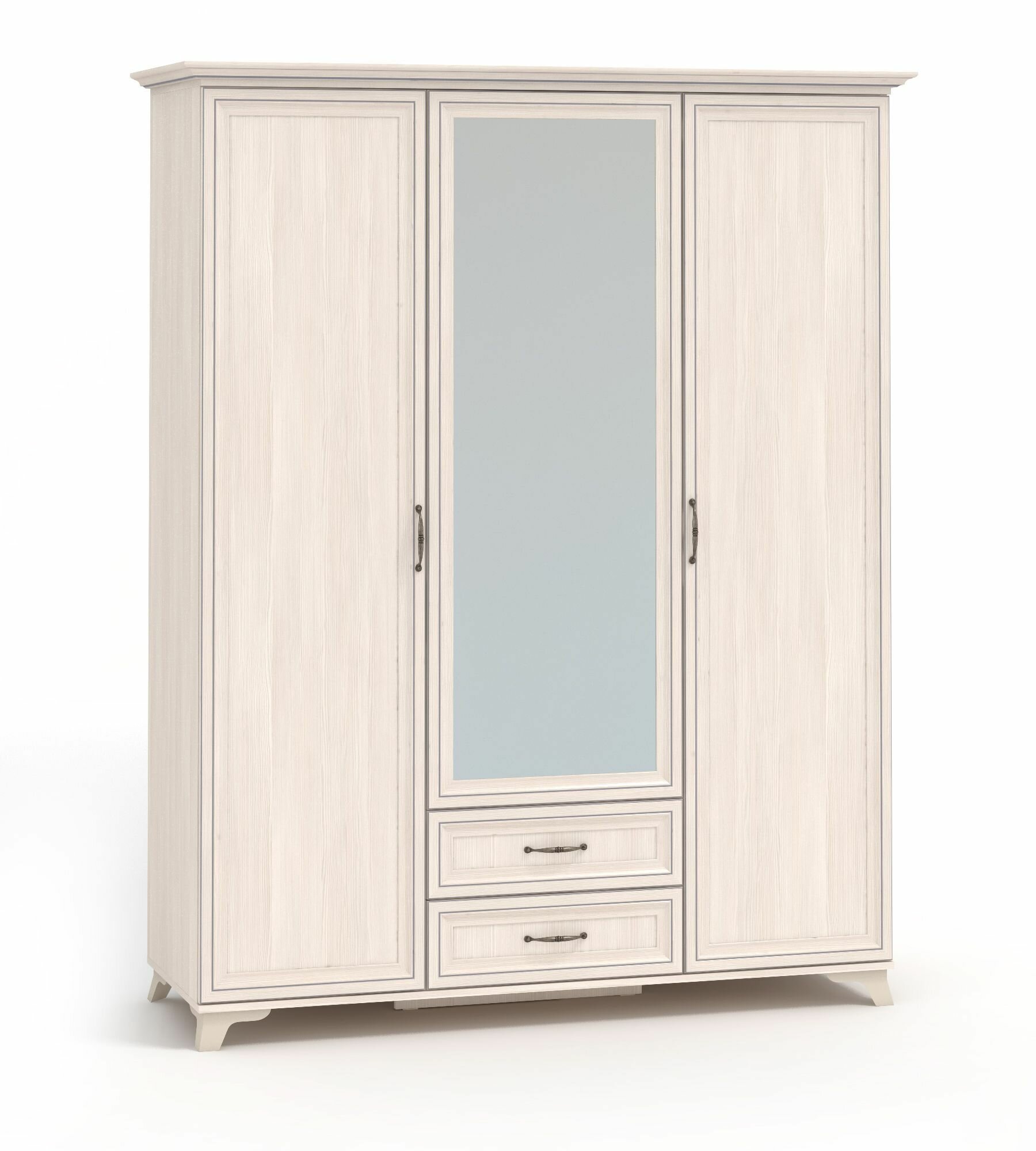 Шкаф 3х ств. Мирелла Бодега светлый (Атмосфера)