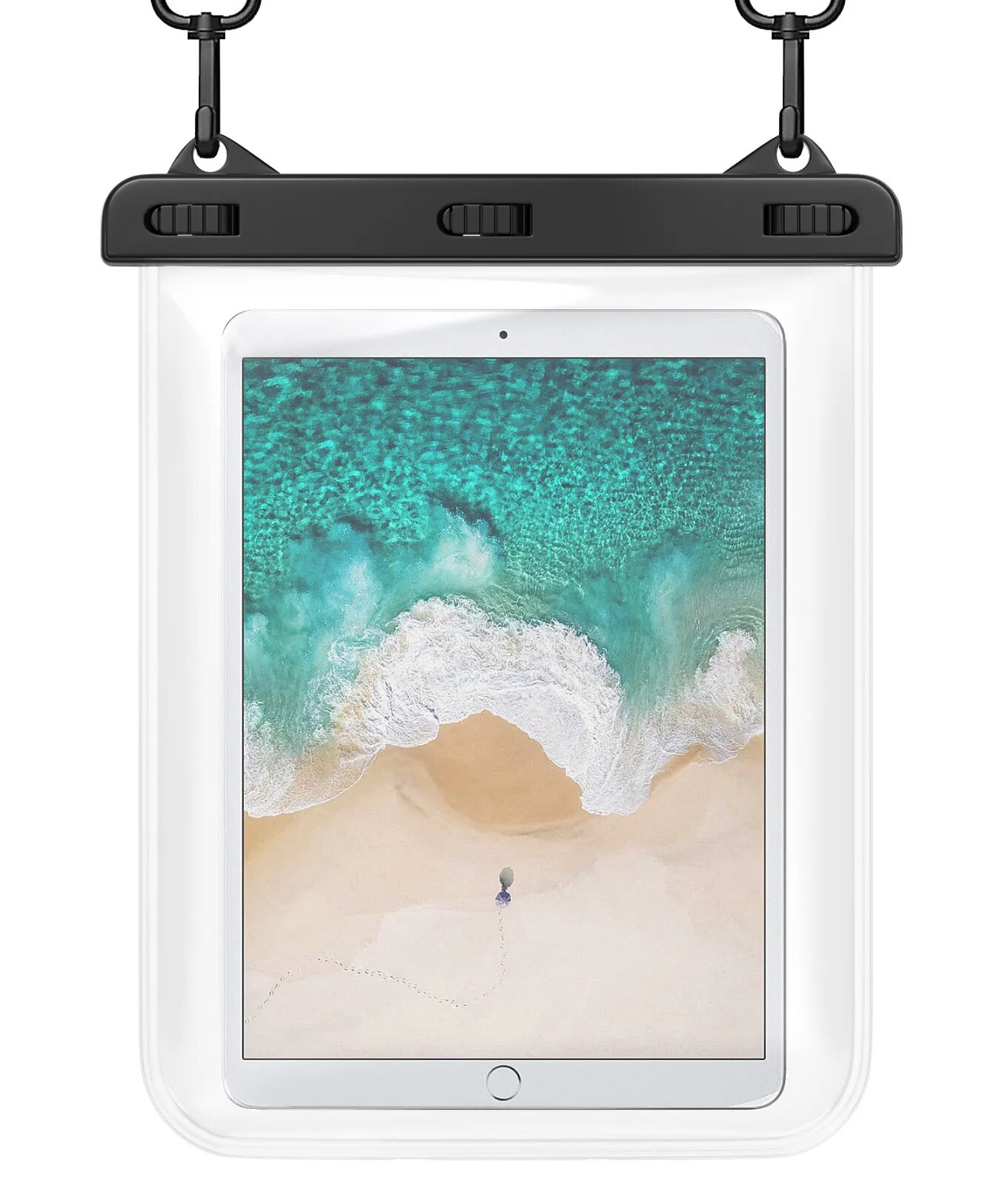 Водонепроницаемый чехол для планшета до 12 дюймов белый