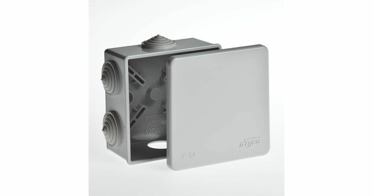 Коробка расп. ОП 85х85х40мм IP54 6 вводов