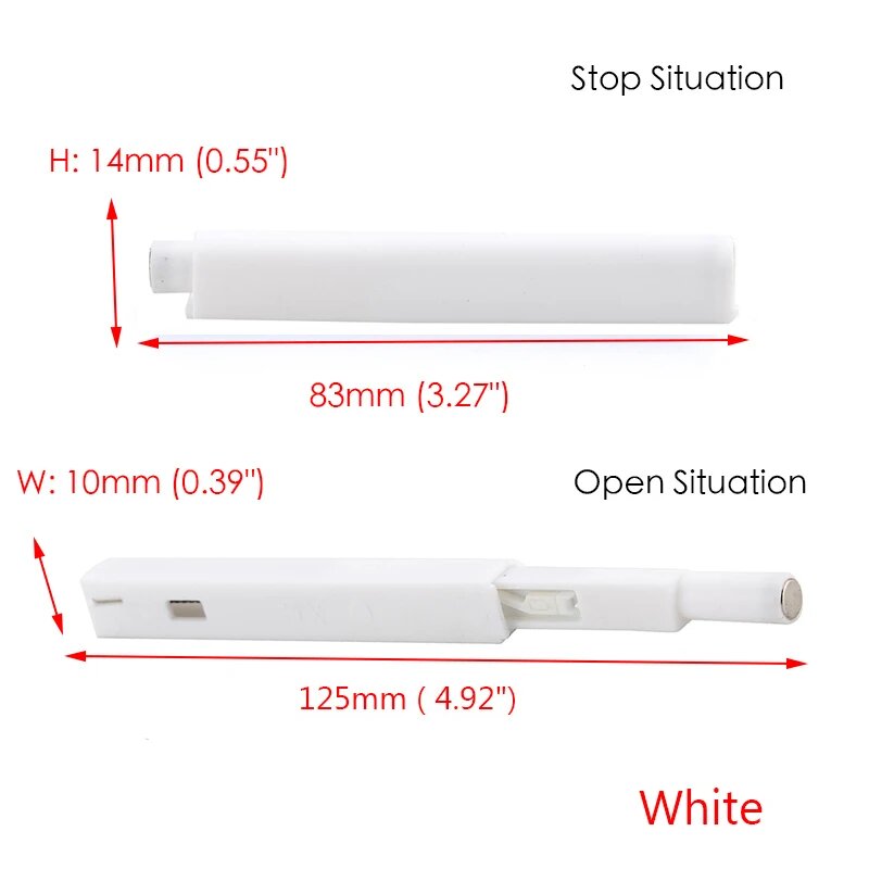 Демпферные буферы KAK для кухонных шкафов XG-05A white