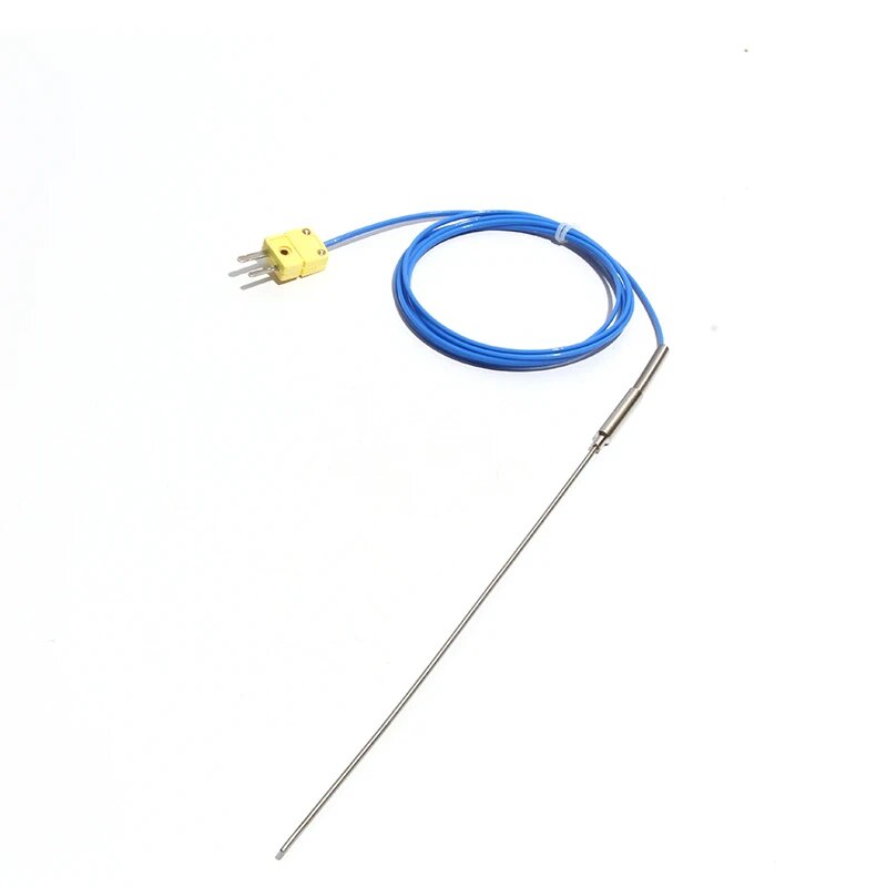 Арморированная термопара типа K LUJINXUN, синий кабель, 1,5 м 1.5mm x 200mm