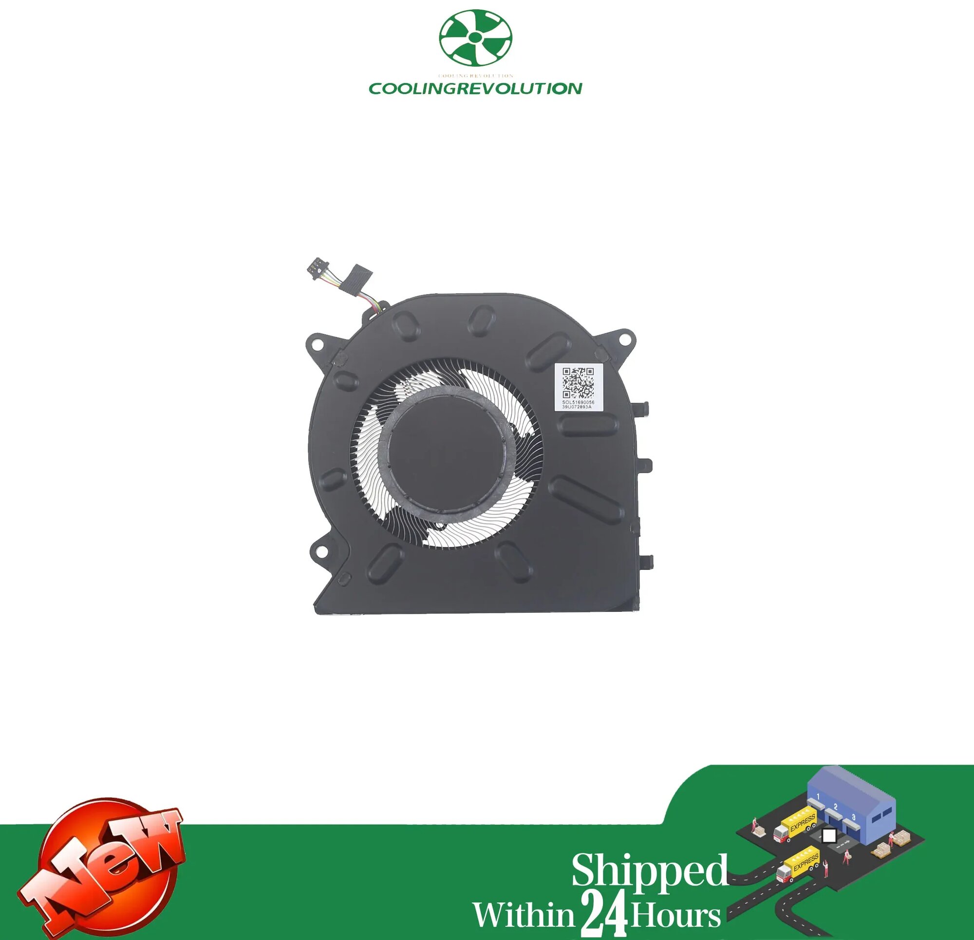 Вентилятор охлаждения процессора ноутбука EG50060S1-1C080-S9A DC5V 0,50A 4Pin для Huawei MateBook 14S HKDZ-W56 HKD-W58 W76 W57