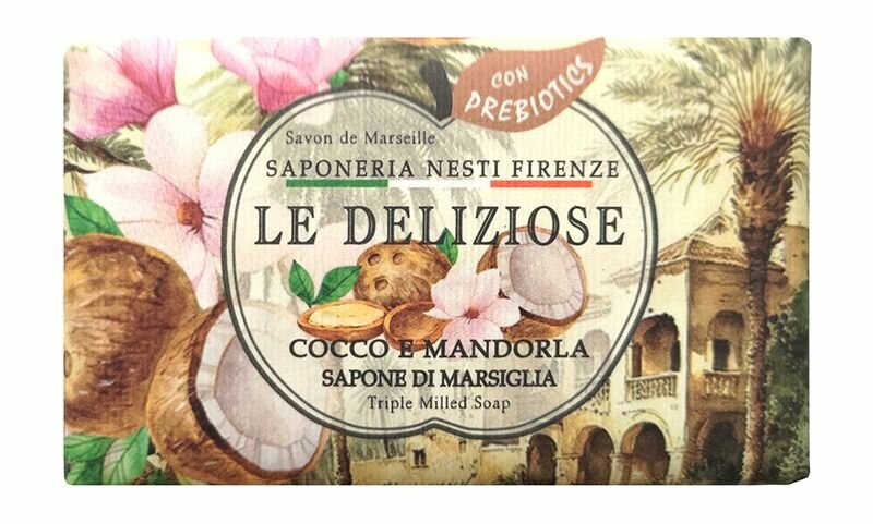 NESTI DANTE Мыло Cocco E Mandorla "Кокос и Миндаль", 150 г
