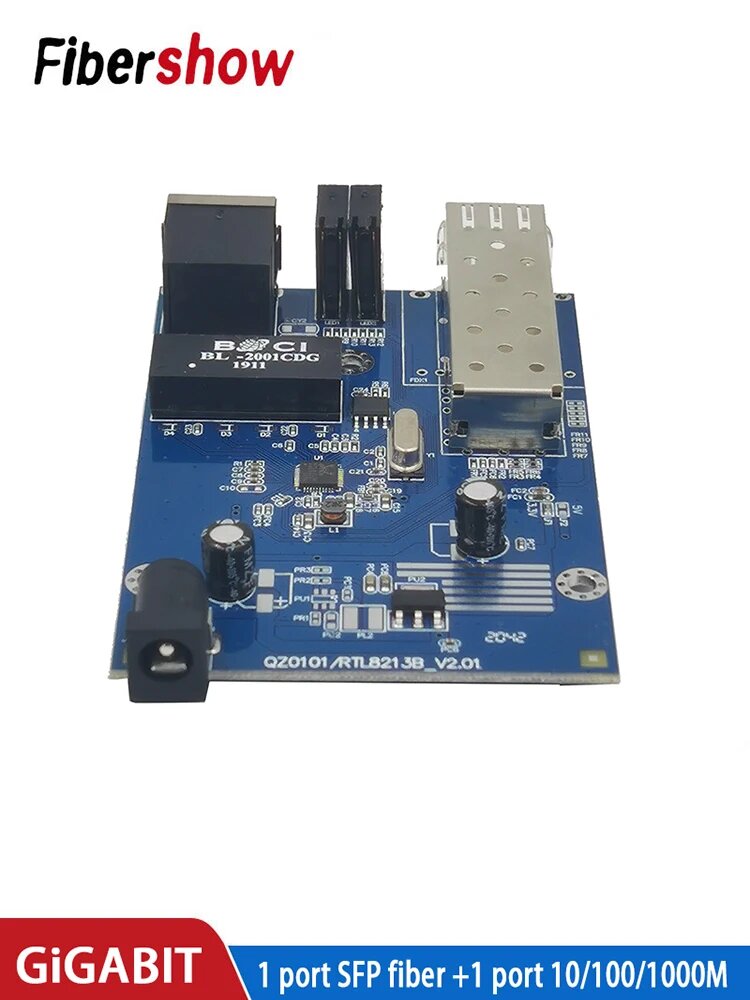 Медиаконвертер Ta pira pe co SFP-0101 Realtak chip