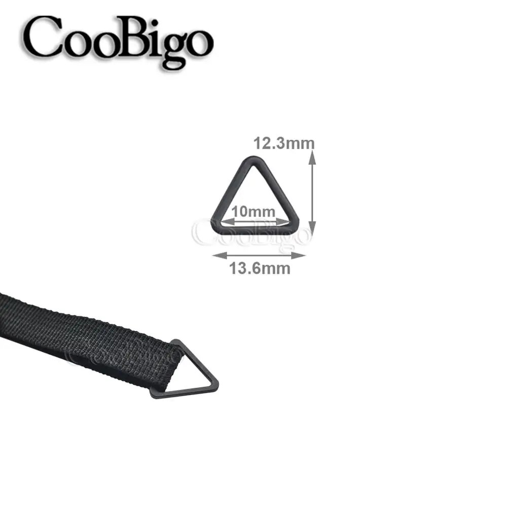CooBigo Треугольные пластиковые пряжки для ремней 10 шт.