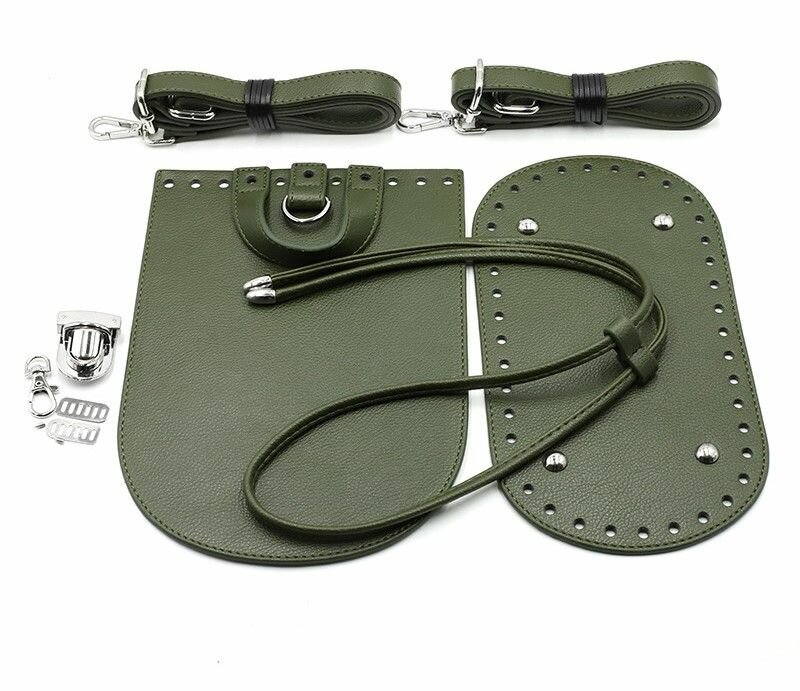 Кожаная фурнитура для вязания мини рюкзака, клапан для сумки овал