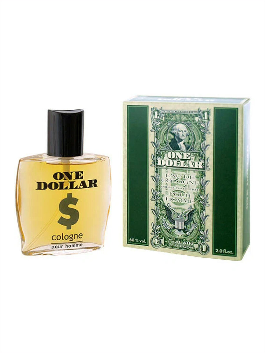 Alain Aregon Cologne One Dollar одеколон 60 мл