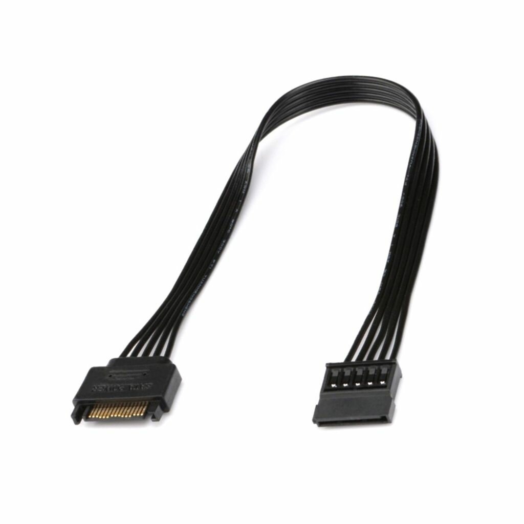 Кабель питания 15Pin 18AWG male-female для HDD SSD
