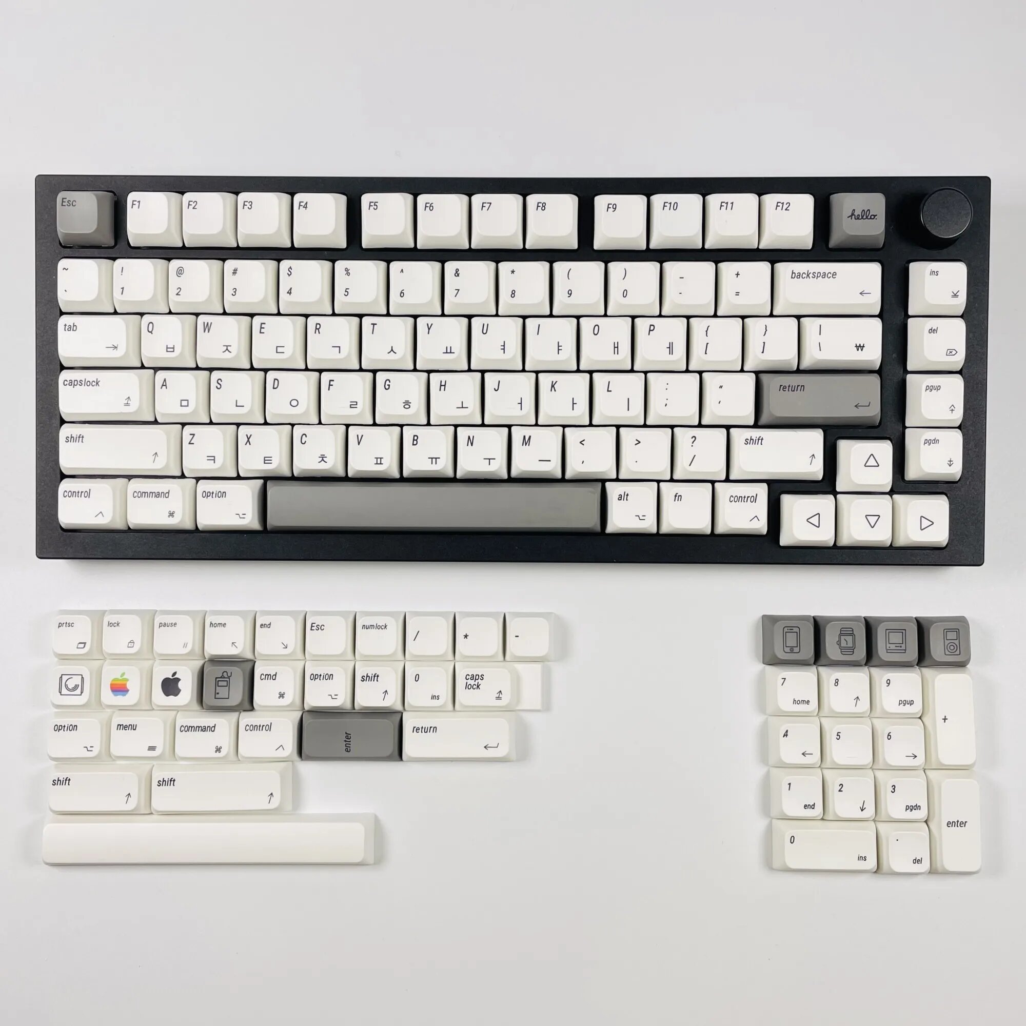Колпачки для клавиатуры Jaycomia XDA PBT Apple-KR-bagged
