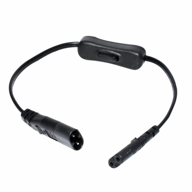 Полностью медный восьмизначный переходник от мужчины к женщине IEC 320 C7 C8 с линией преобразования переключателя управления мощностью