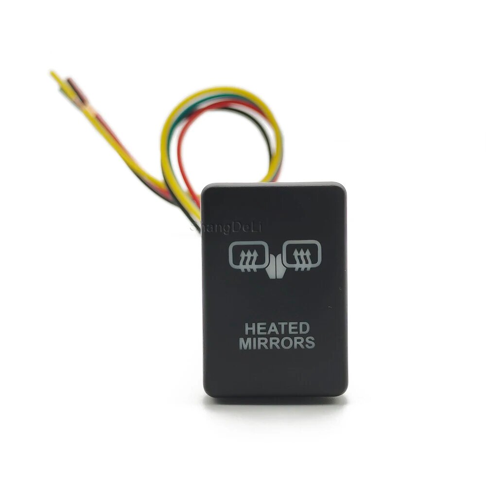 Автомобильный модифицированный ключ, светодиодный светильник, кнопка переключения зеркал с подогревом для Toyota Hilux 2016-2019 для Prius Plus Alphard, аксессуары