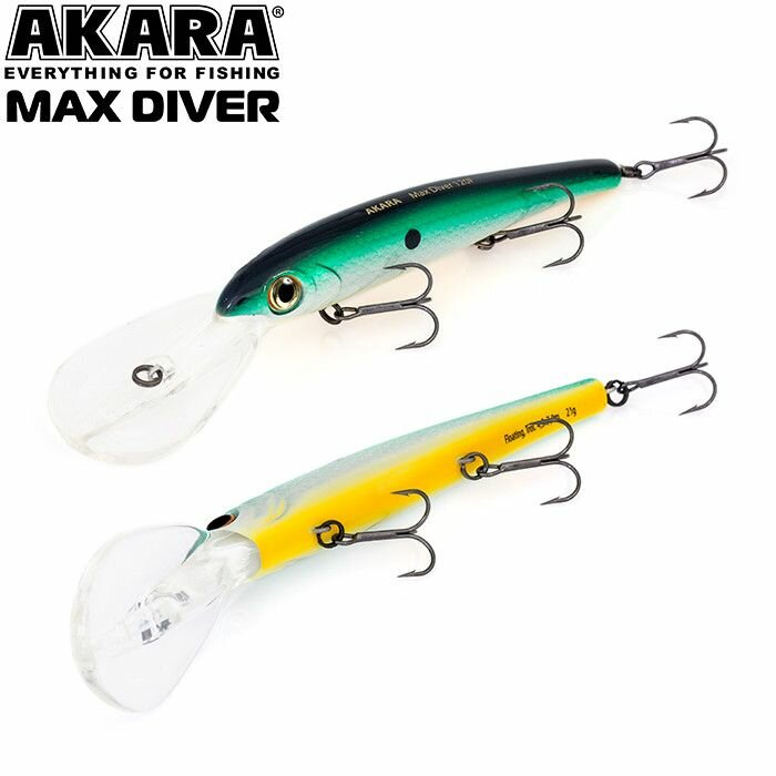 Воблер Akara Max Diver 120F 21гр. (3/4 oz 4,7 in) A28