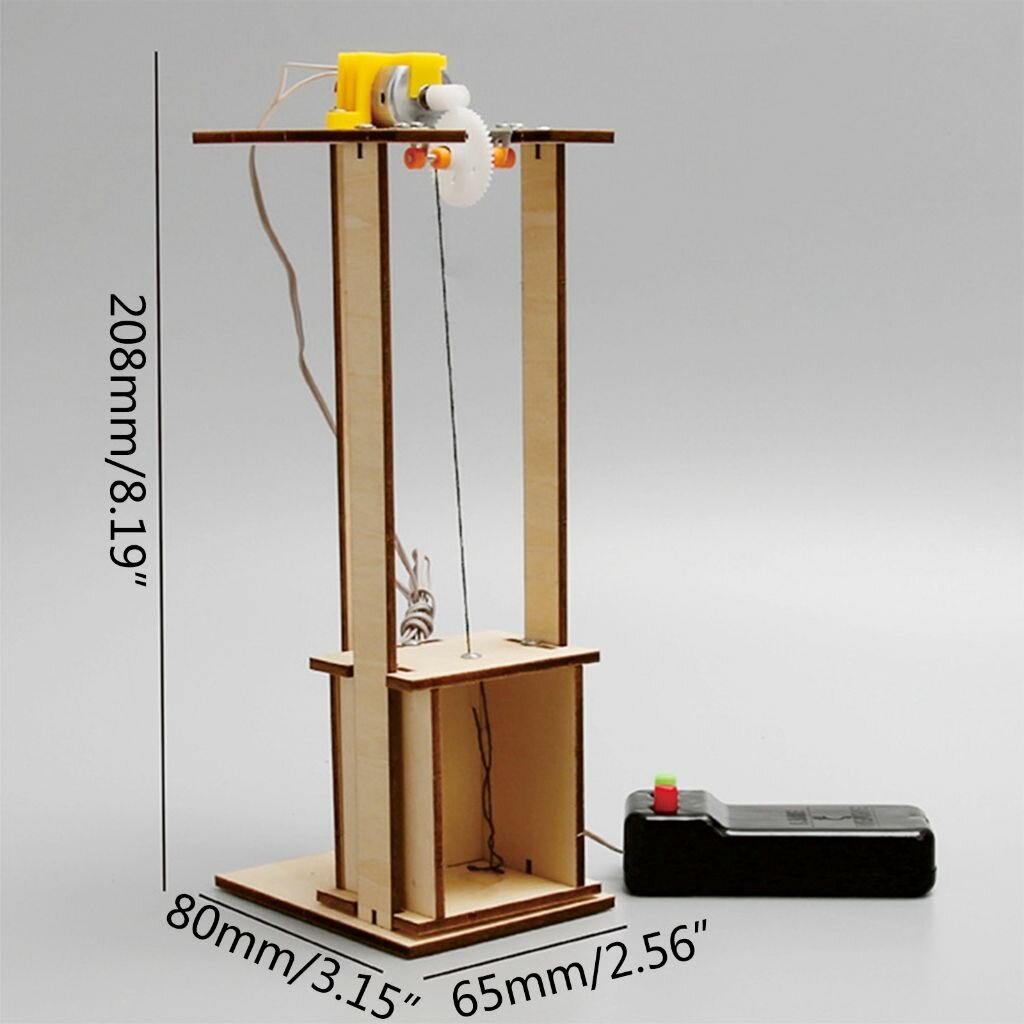 Модель лифта сделай сам , обучающая STEM, строительная игрушка, электрический лифт, наборы научных проектов, подарок для детей 7-14 лет, мальчиков и девочек