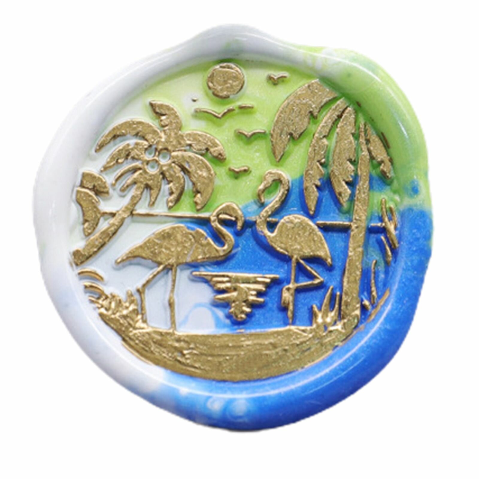 Изысканный восковой штамп для замены головы 2,5 см самодельного скрапбукинга, запечатывания конверта