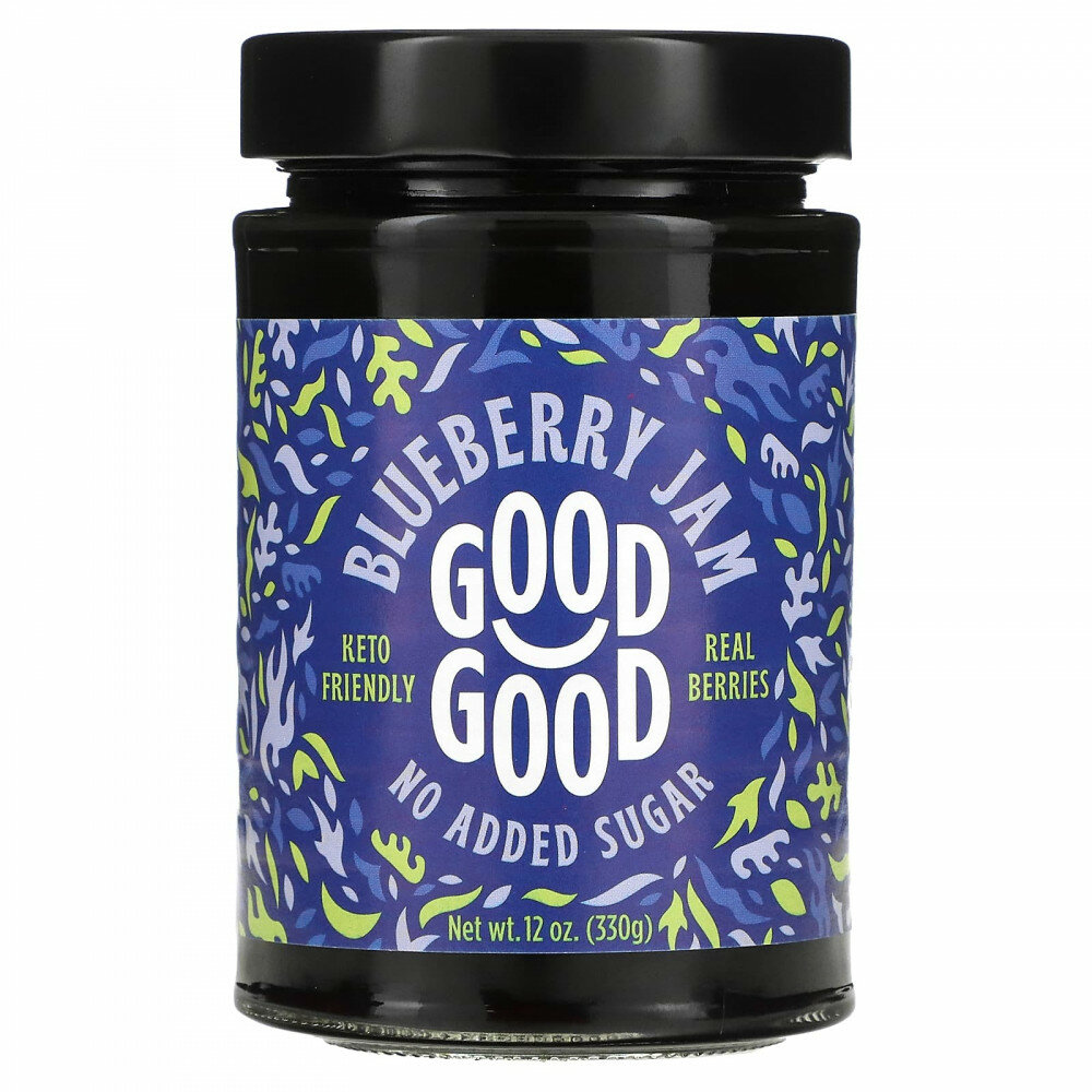 GOOD GOOD, джем из голубики, 330 г (12 унций)