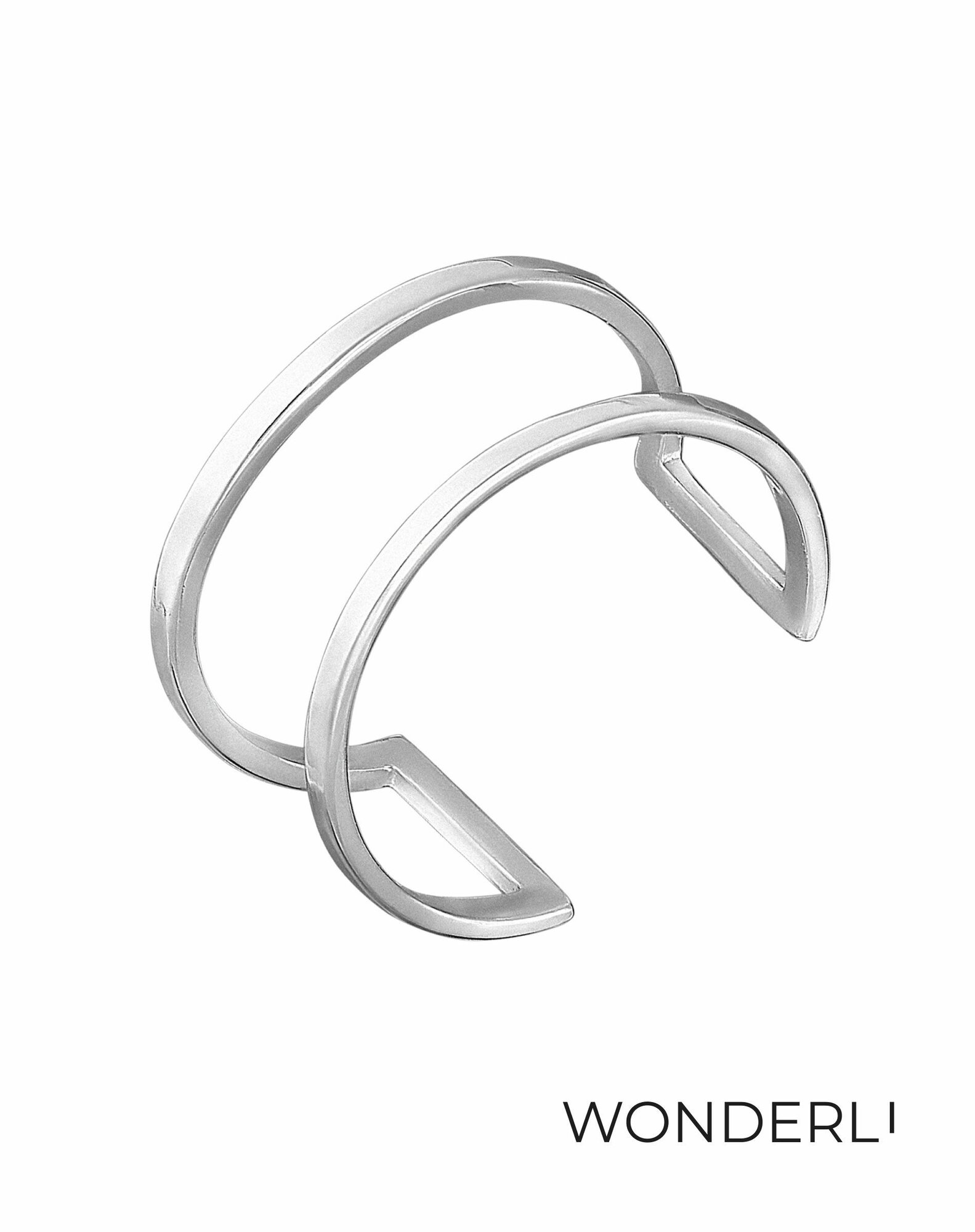 Кольцо наборное, серебро, 925 проба, родирование