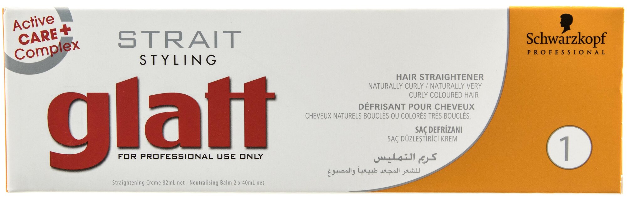 Средство для выпрямления Schwarzkopf Strait Glatt №1, для нормальных волос, 160 мл
