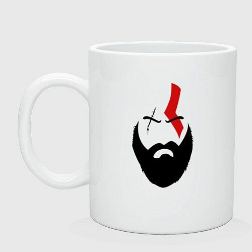 God of War: Kratos Face Керамическая кружка