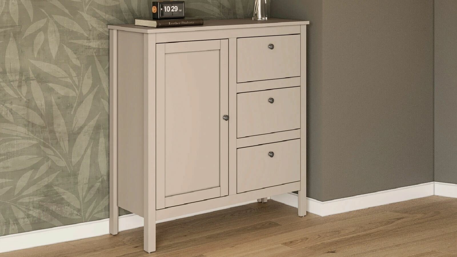 Комод однодверный с ящиками Askona (Аскона) Kasli (Касли) Капучино 96х98х35