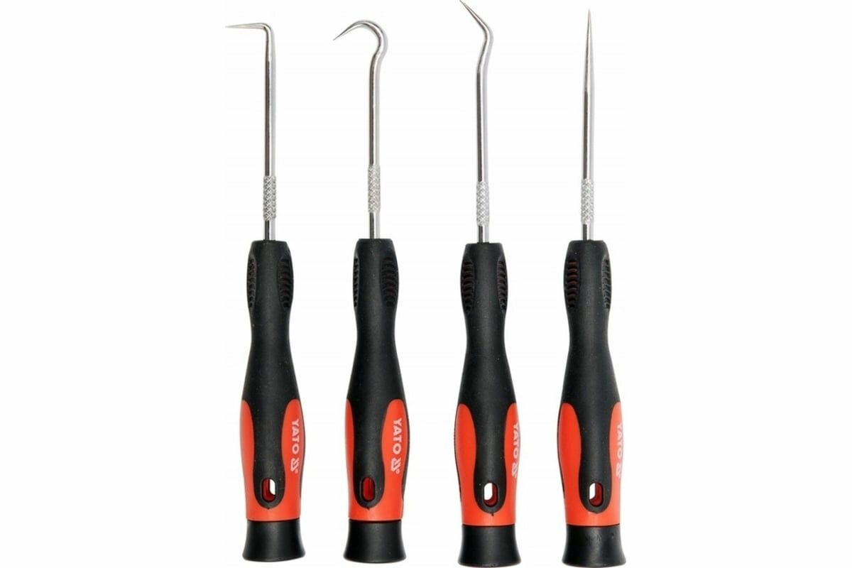 Набор крюков для слесарных работ YATO 4 предмета YT-0843