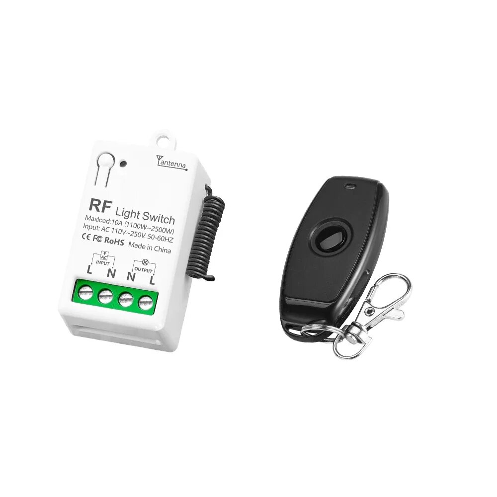 RF Light Switch, Цвет: 1Receiver 1remote
