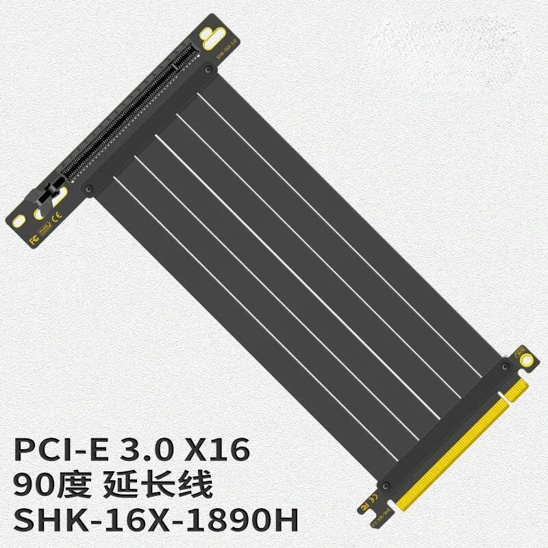 Riser PCI-E 4.0 X16 90° ADT-Link 30cm — фото 1