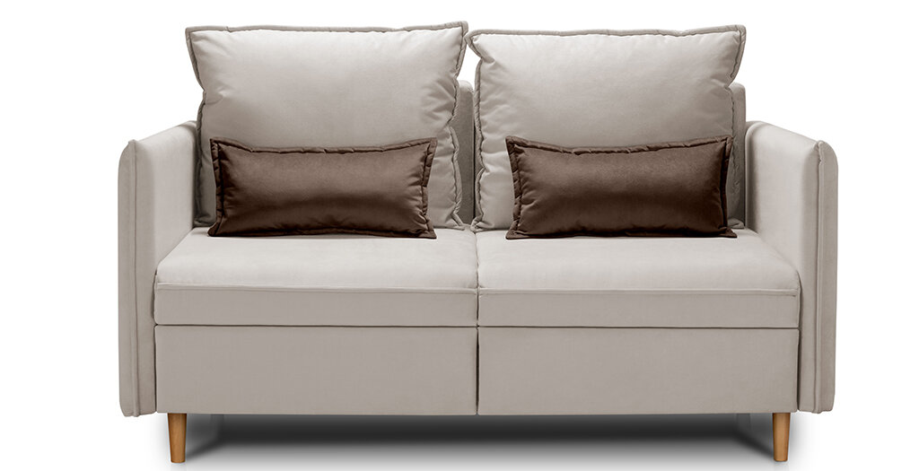 Диван-кровать Оливер 120, 139х103х92 см, механизм Еврокнижка, диван раскладной, с ящиком для белья. Гарантия 18 месяцев