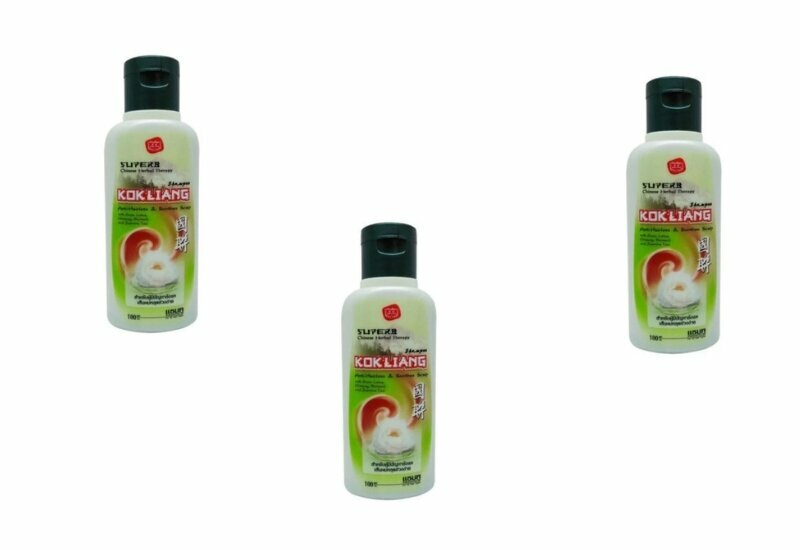 Шампунь Kokliang, против выпадения волос, травяной, 100 мл, 3 шт.