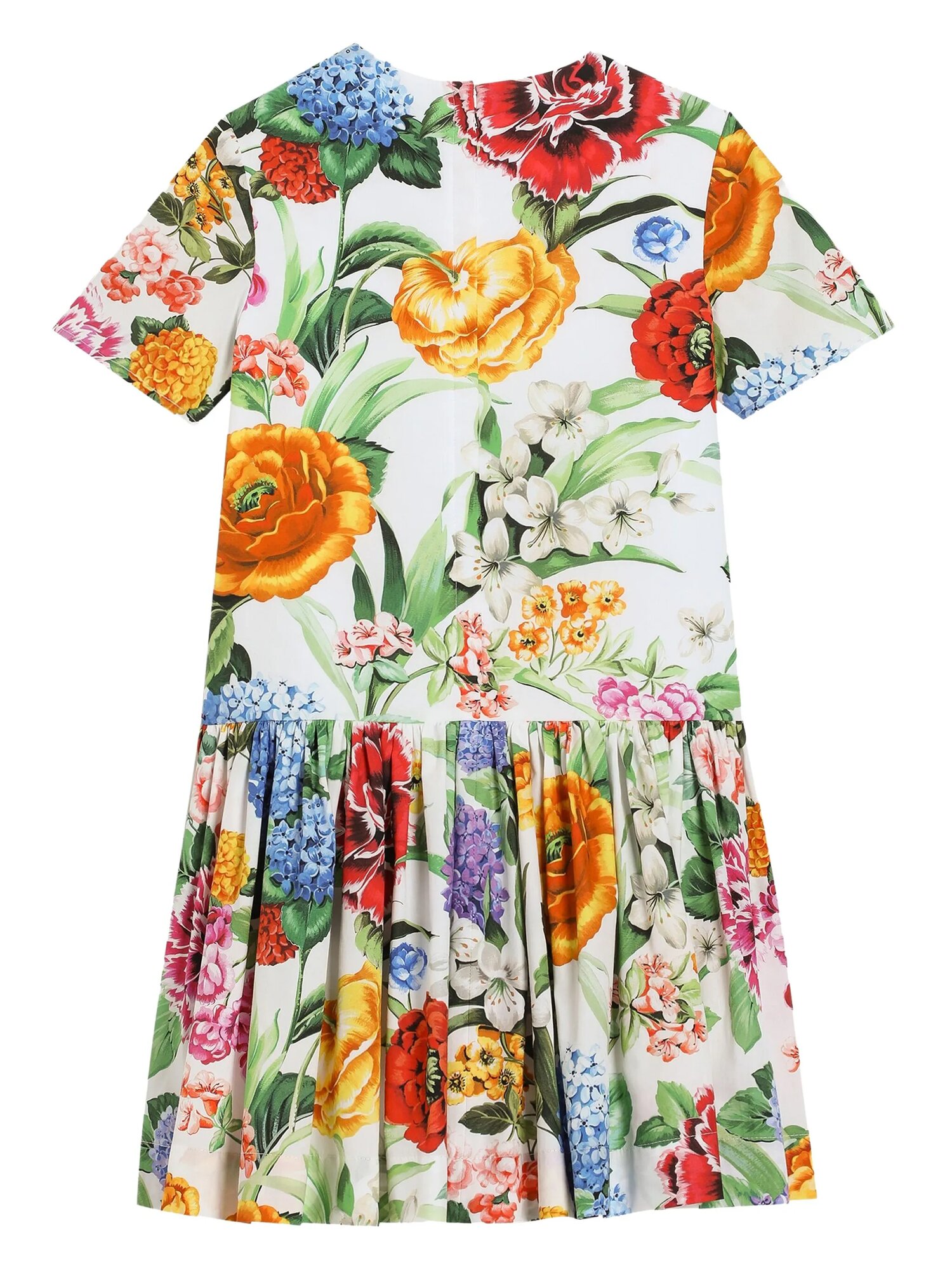 Платье DOLCE & GABBANA, размер 145, бежевый/белый — фото 1
