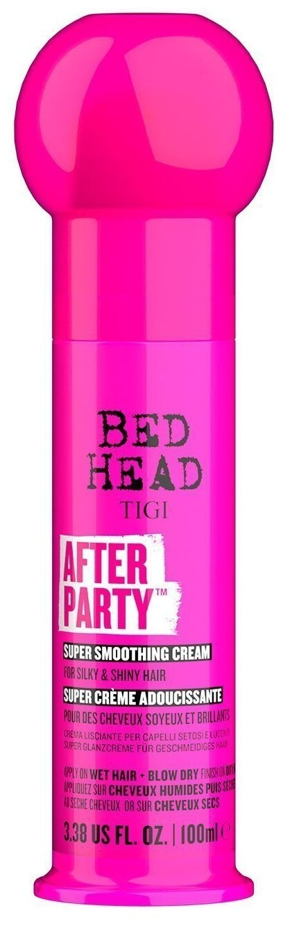 TIGI / Разглаживающий крем для придания блеска и свежести волосам BED HEAD AFTER PARTY, 100 МЛ