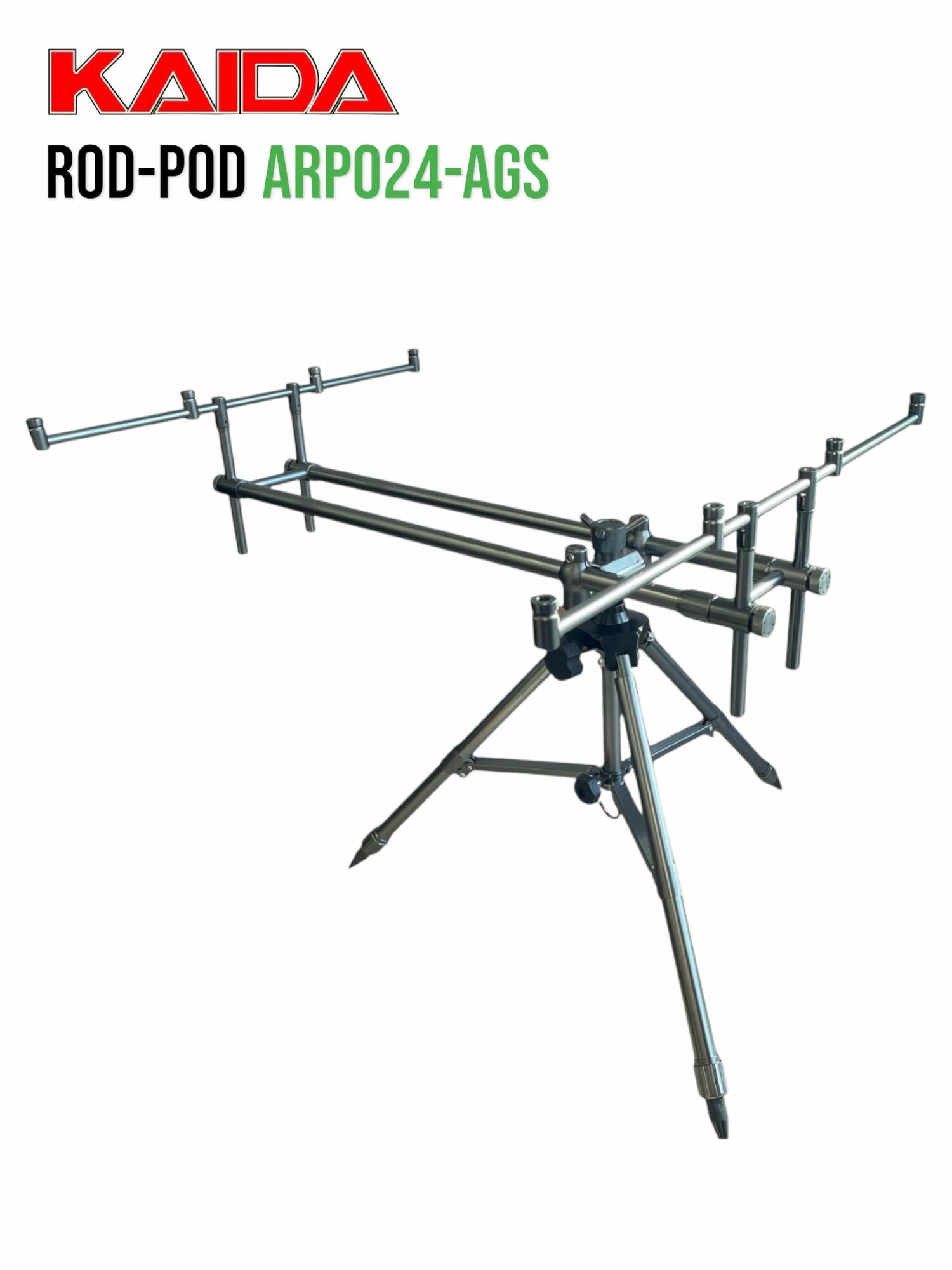 Род под Kaida ARP024-AGS на 4 удилища, трипод, тринога, подставка для карповых удилищ