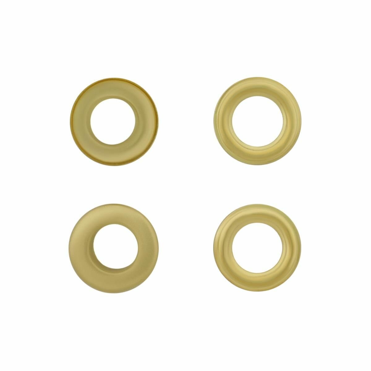 Люверс для одежды BIG плоский D 8 мм, металл, золотистый, 50 шт (64707)