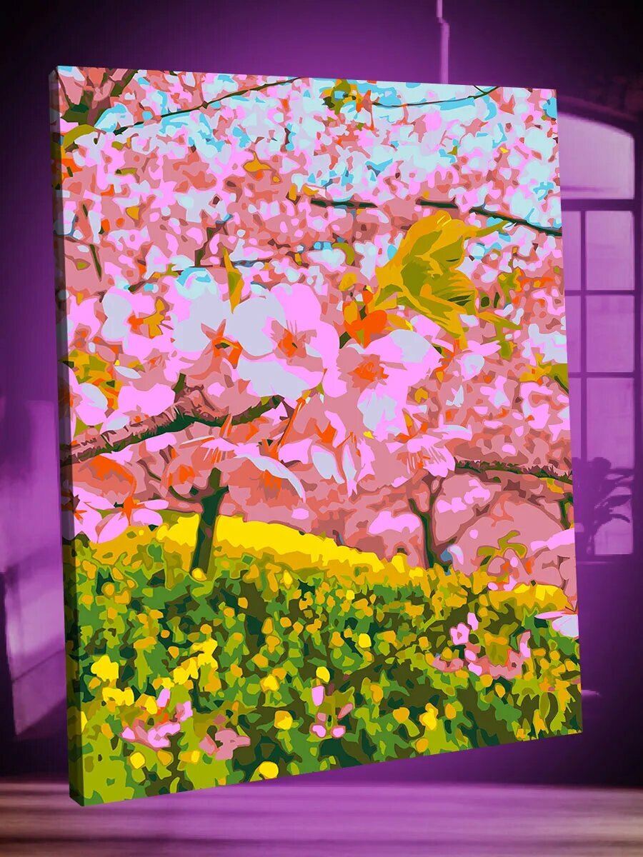 Картина по номерам Весна