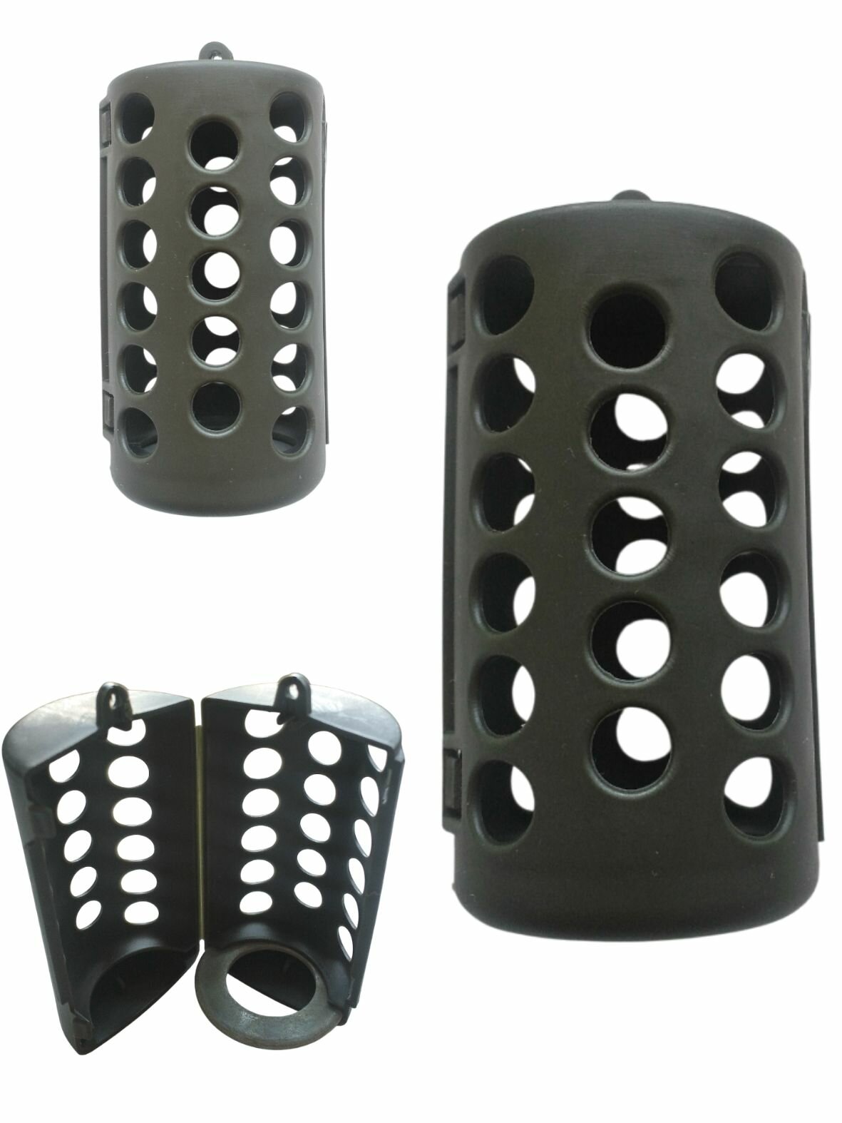 3 ШТ. Кормушка фидерная для опарыша / мормыша 35 гр. для реки / озера