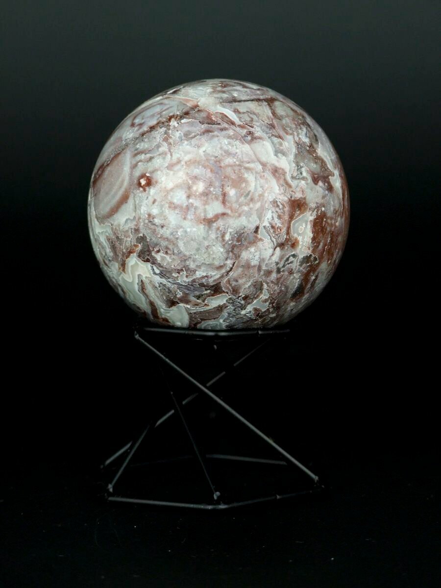 Шар Мексиканский агат кружевной 60 мм