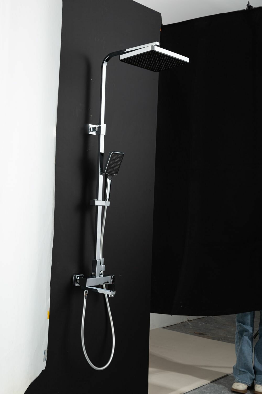 Душевая система для ванны однорычажная Frap F2491, хром