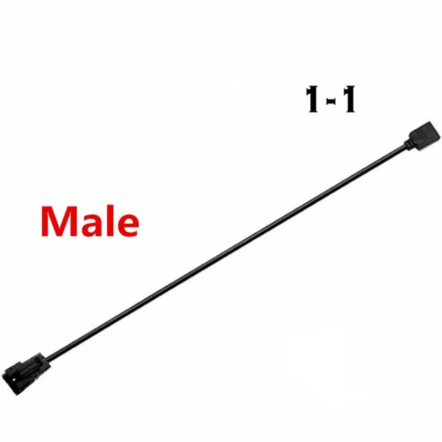 Кабель 5V 3Pin A-RGB 1-1 Male