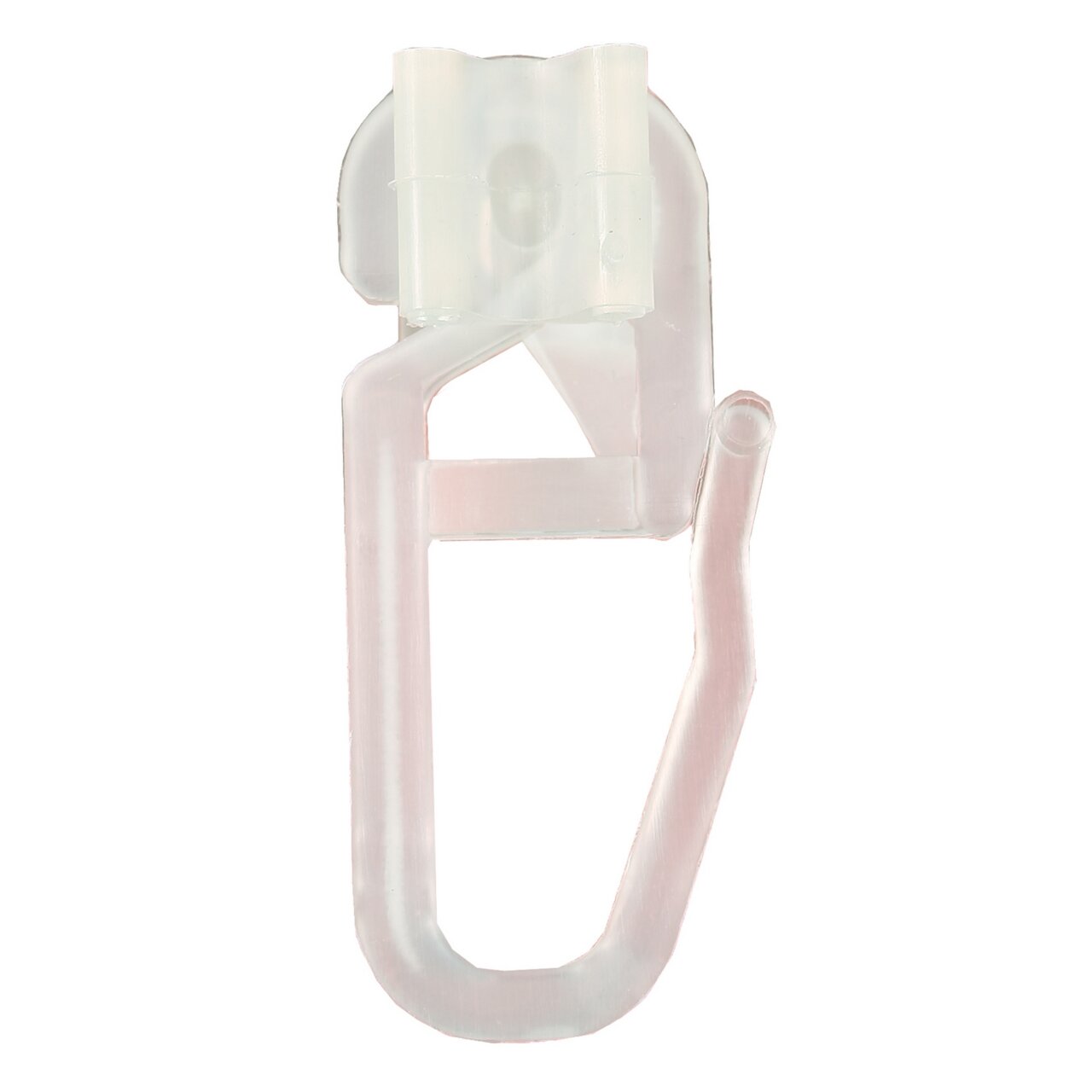 Atlant Крючки для шинного карниза, набор 10 шт, пластиковые белые, прочные для гаража