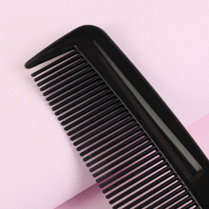Расческа комбинированная КНР цвет черный